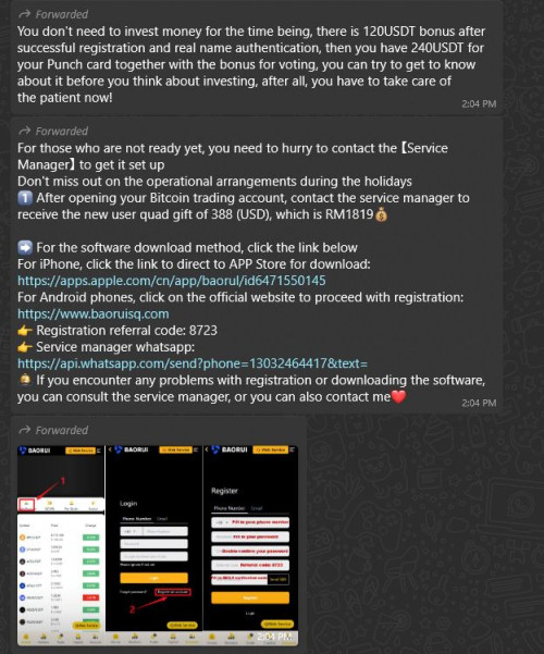 PSA: Scam old people, Baorui Scam App