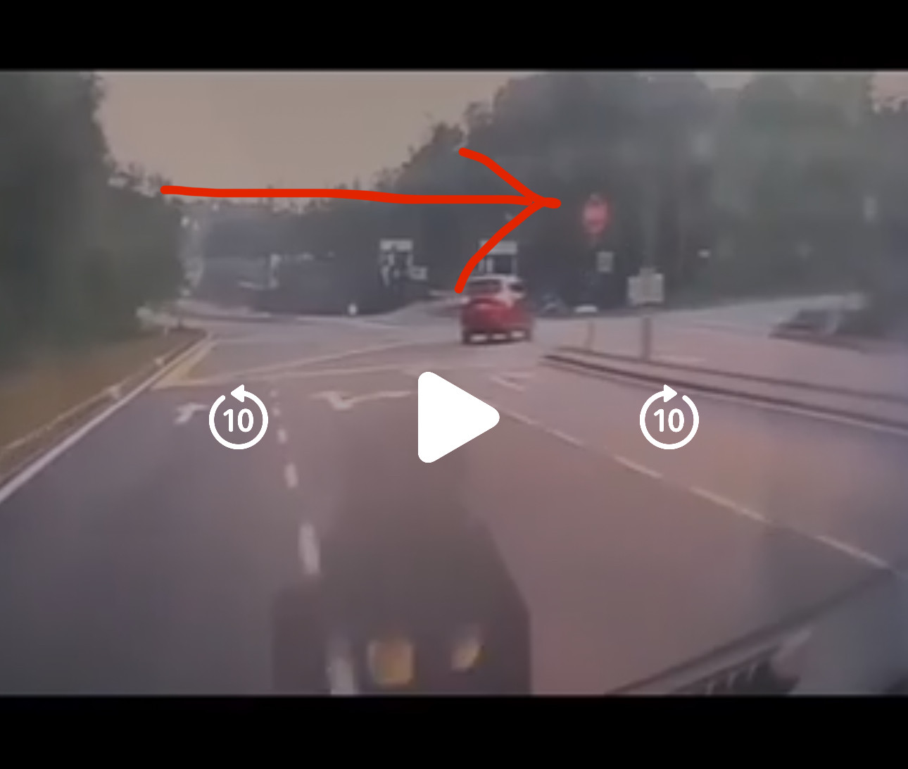 Hnghhh…kereta hit motorcycle