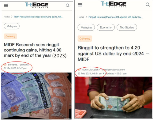 Positive outlook for ringgit this year