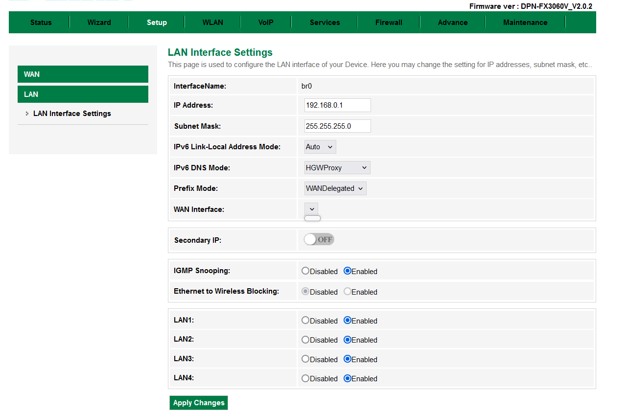 LAN interface - Pictr.com