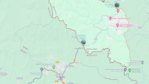 how to go betong thailand from kl