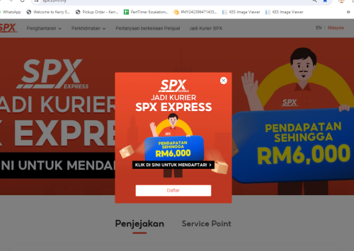 SPX Express Drop Off Point Business