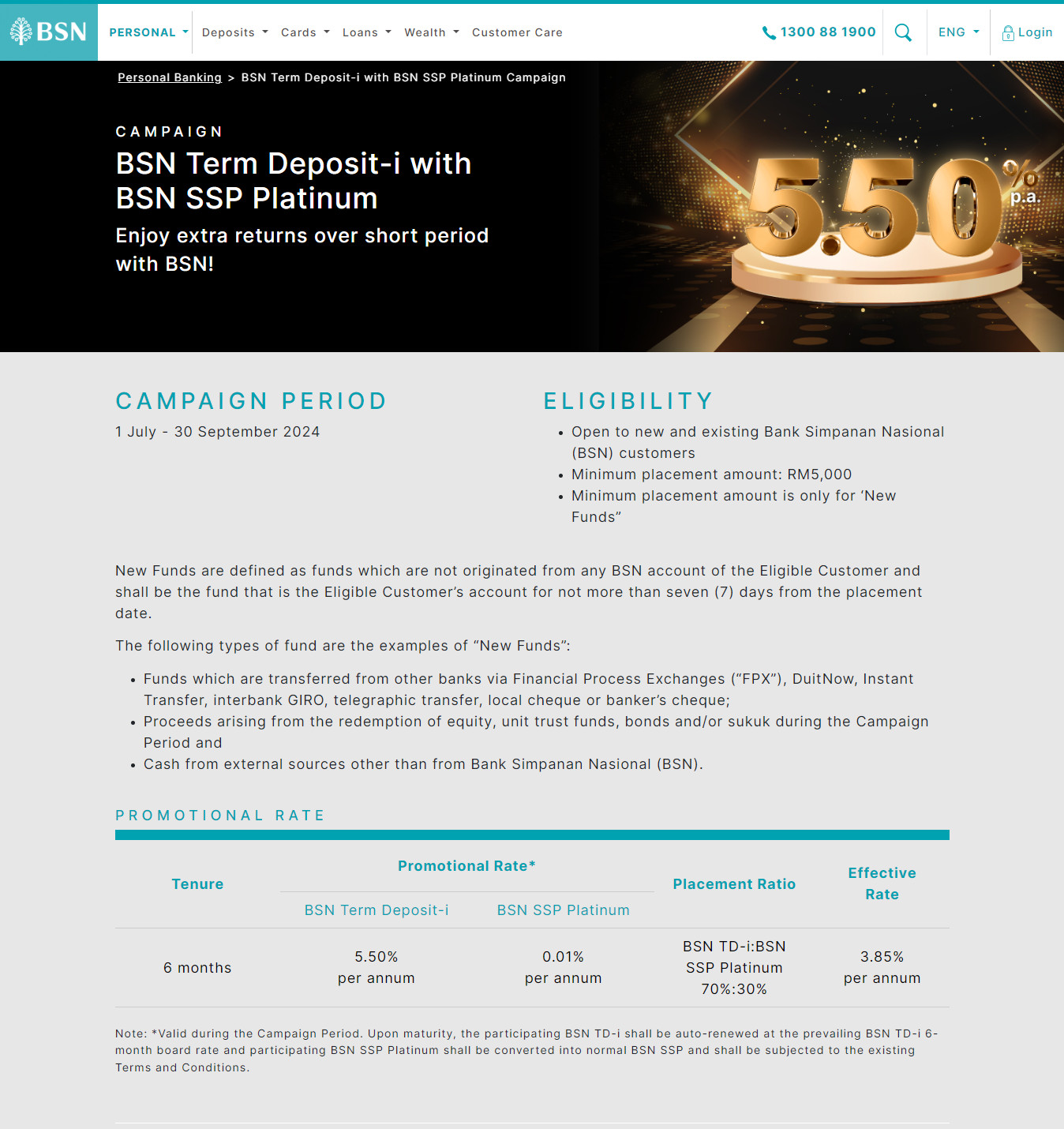 BSN Term Deposit i with BSN SSP Platinum - Pictr.com