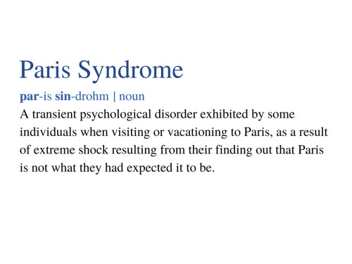 Paris+Syndrome+Definition - Pictr.com