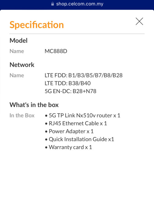 Advice on Home 5G wifi - celcomdigi