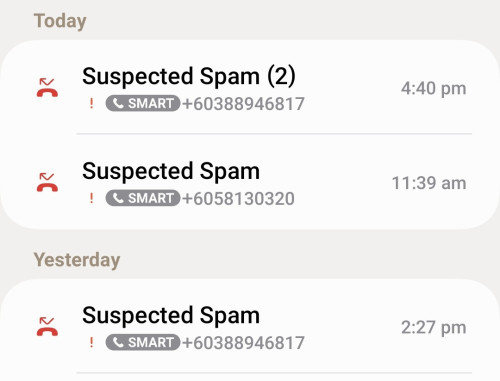 phantom calls from 03-3008 xxxx numbers