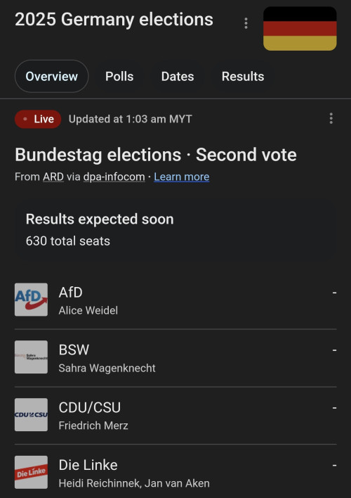 LIVE: German Election 2025, Can AfD win?