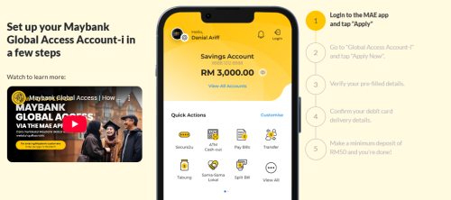 Maybank Introduces Global Access Account