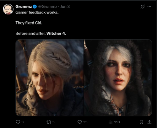 the witcher 4, unreal engine using 5