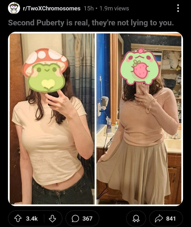 Can you tell what 2nd PUBERTY is?