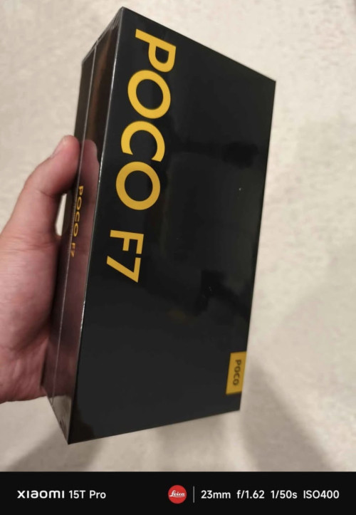 WTS Poco F7 new sealed set limited edition silver