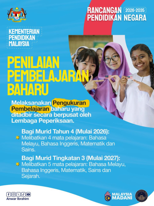 UPSR PMR But New Centralized Exam